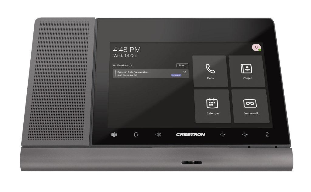Crestron Flex 8 calowy telefon biurkowy dla oprogramowania Microsoft ...